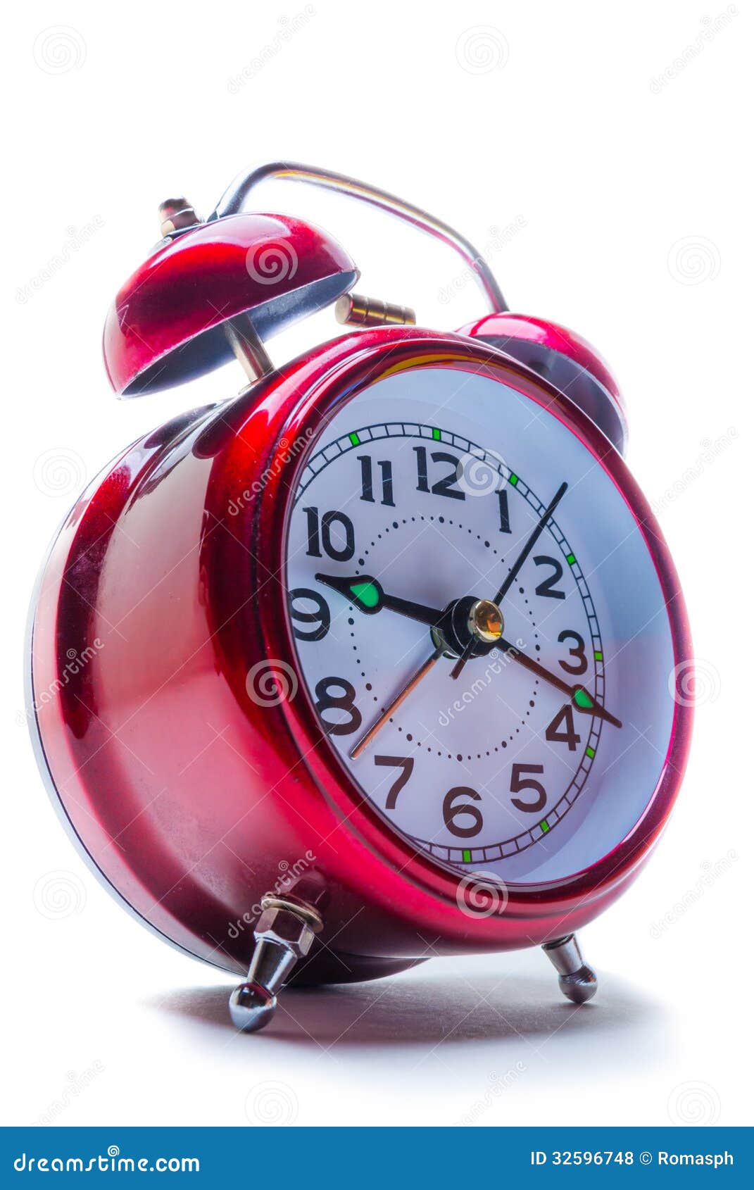 Red clock stock photo. Image of modern, arrow, macro - 32596748