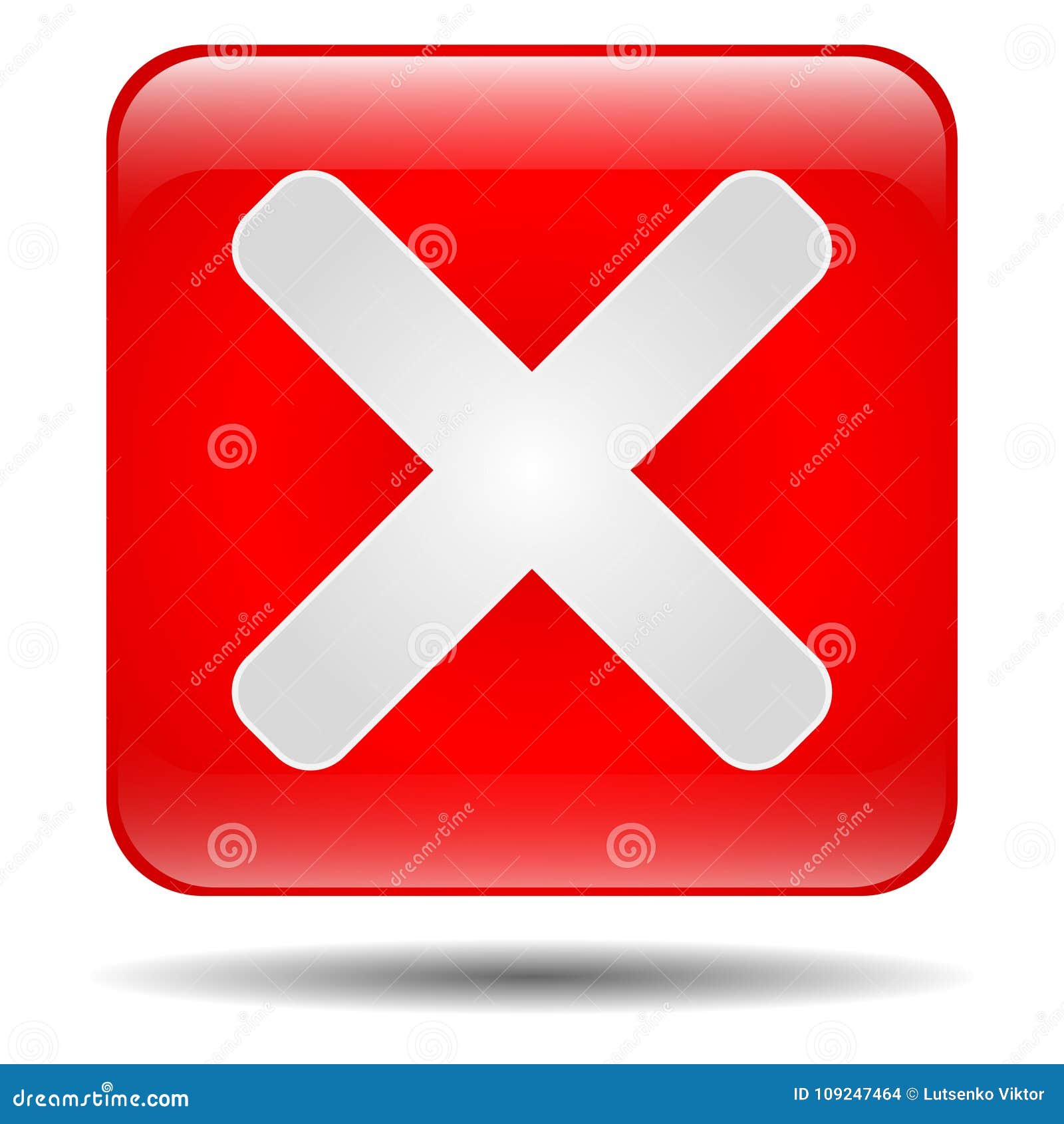 Close icon stock illustration. Illustration of object - 109247464