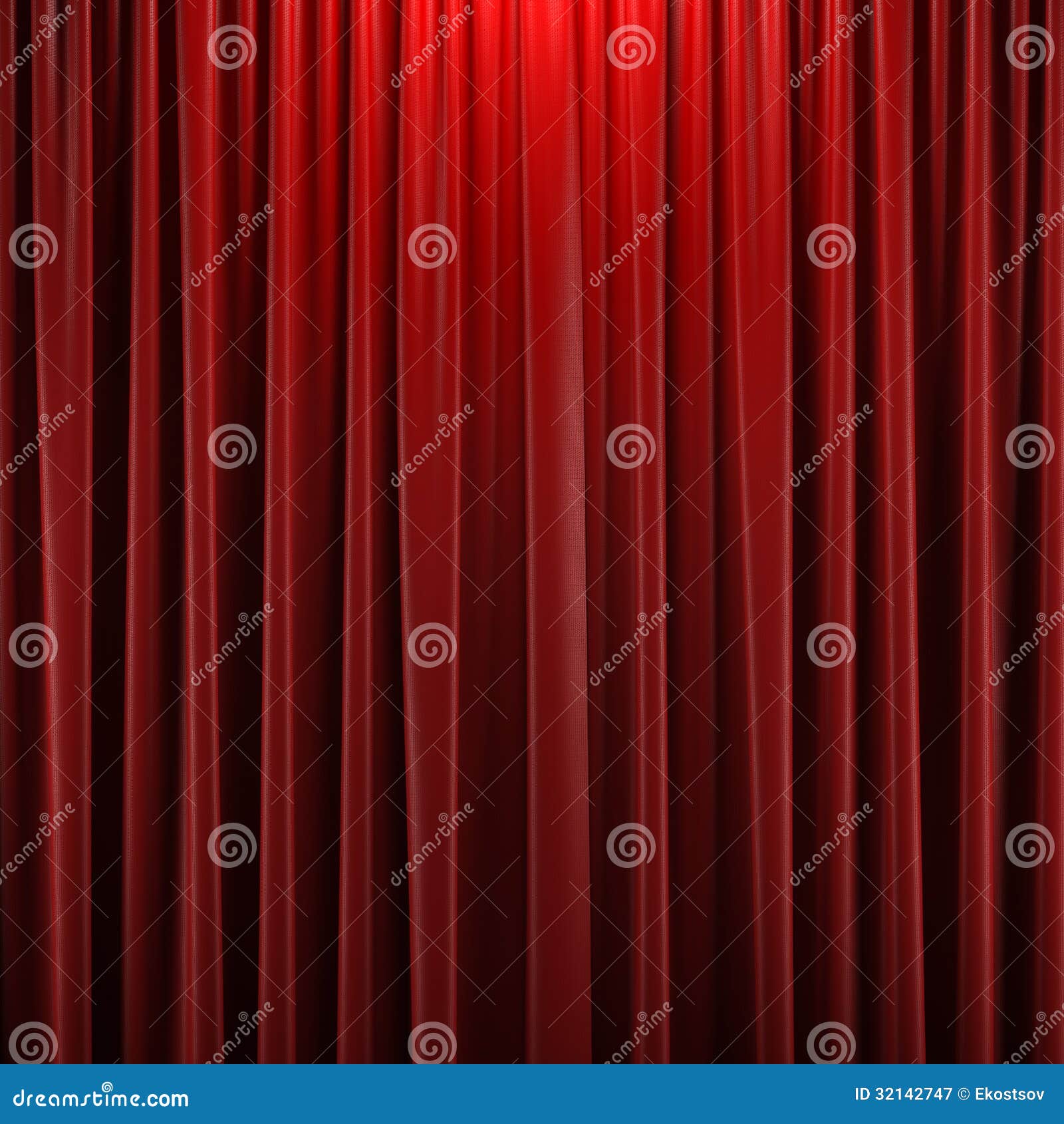 Red closed curtain stock illustration. Illustration of cover - 32142747