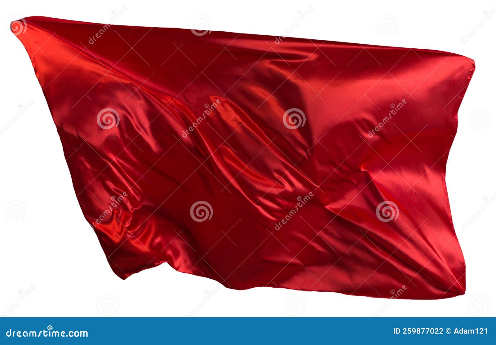 Red cloth flutters stock photo. Image of soft, elegant - 259877022