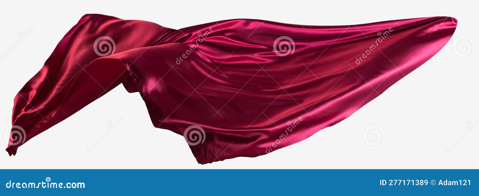 Red cloth flutters stock image. Image of wave, abstract - 277171389