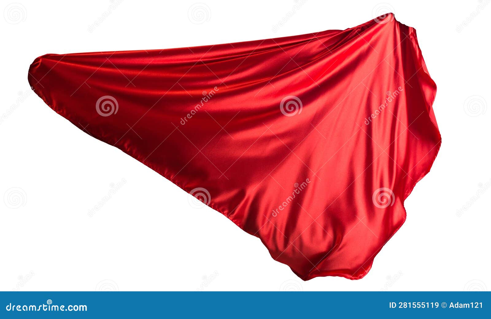 Red cloth flutters stock image. Image of smooth, background - 281555119