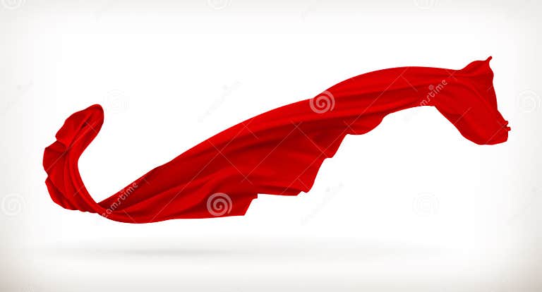 Red cloth illustration stock vector. Illustration of vector - 59528615