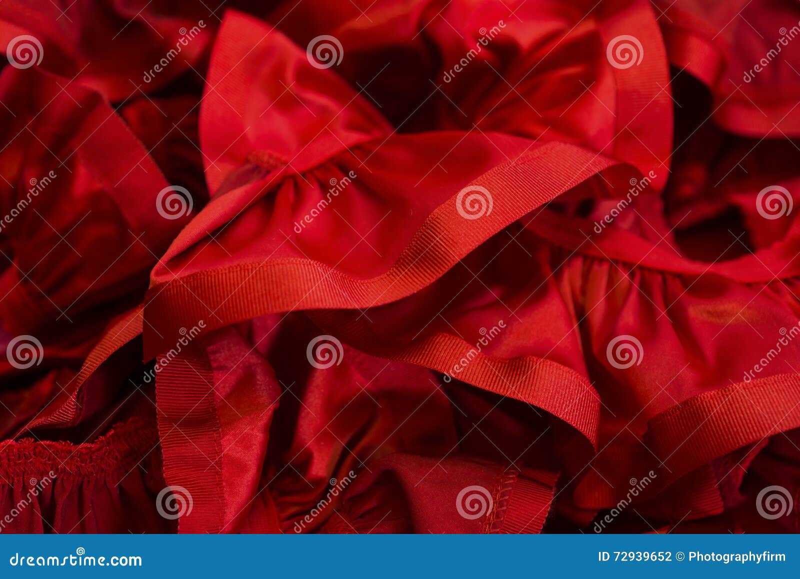Red Cloth Ruffles stock photo. Image of fashion, design - 72939652