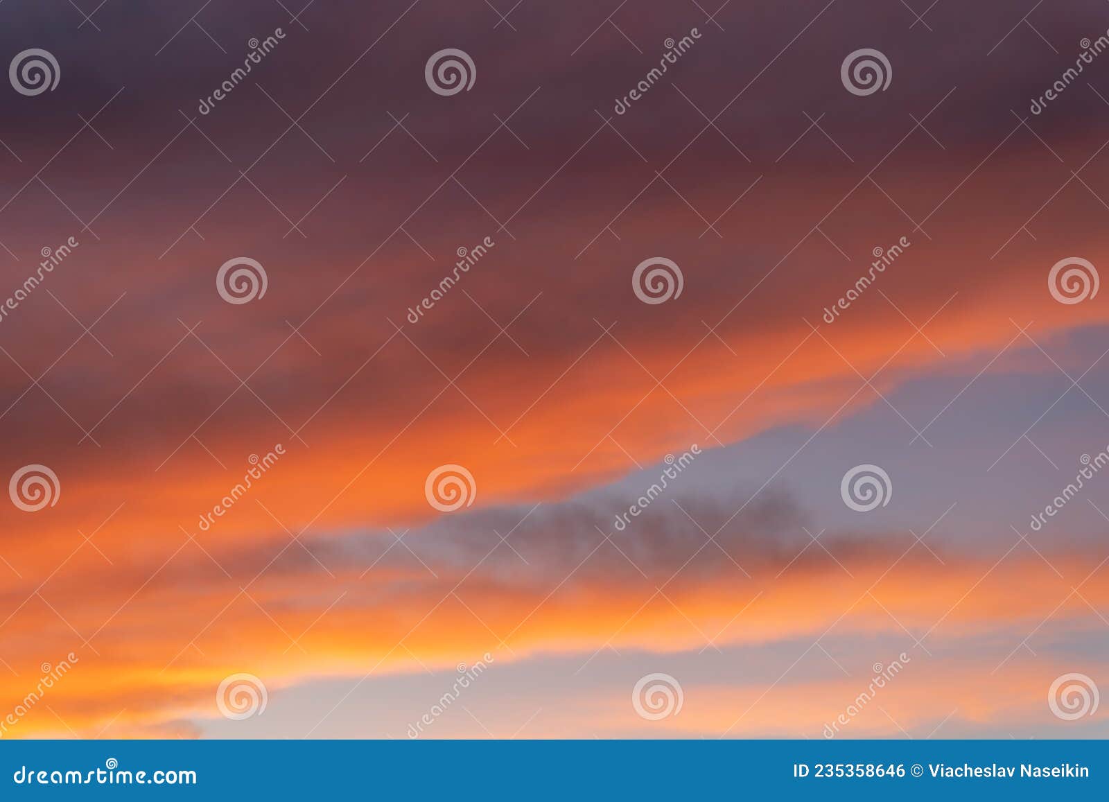 Beautiful Background of Red Clouds in the Sky Sunset Sun. Stock Photo ...