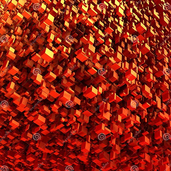 Red Cluster Modules stock illustration. Illustration of cubicles - 11780837