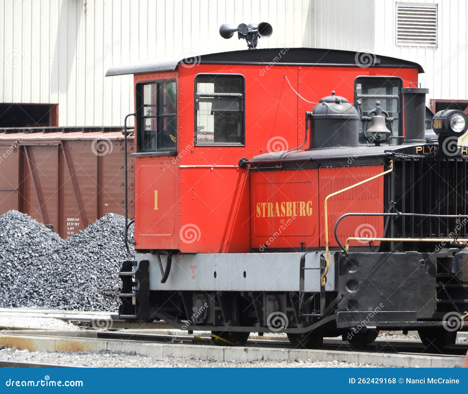 Red Number 1 Historic Strasburg Train Locomotive Editorial Stock Photo ...