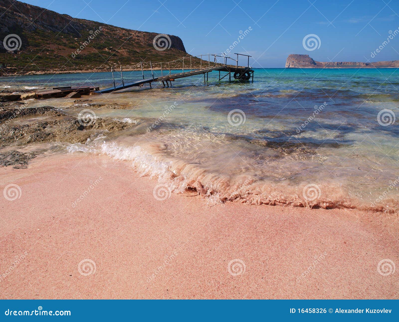 Red coast of sea stock photo. Image of stone, beach, land - 16458326