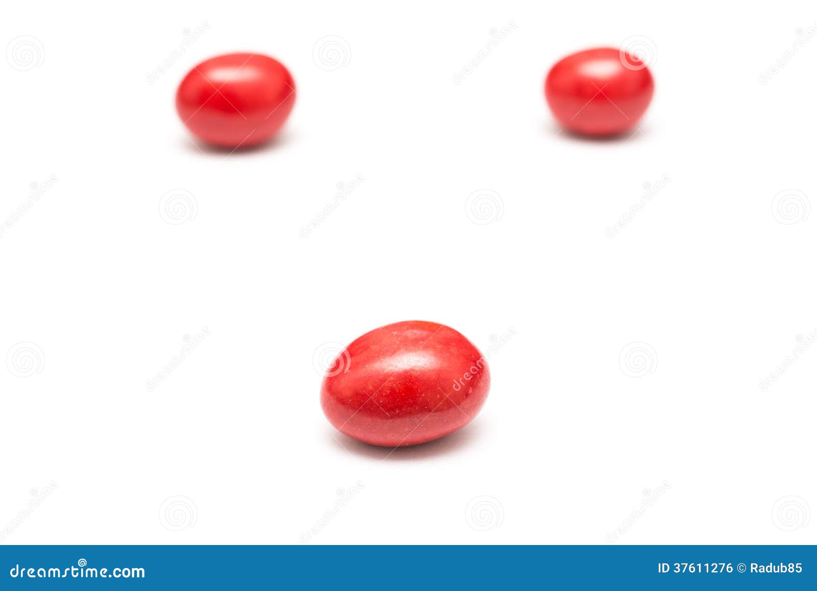 Red Coated Chocolate Candy stock photo. Image of assortment - 37611276