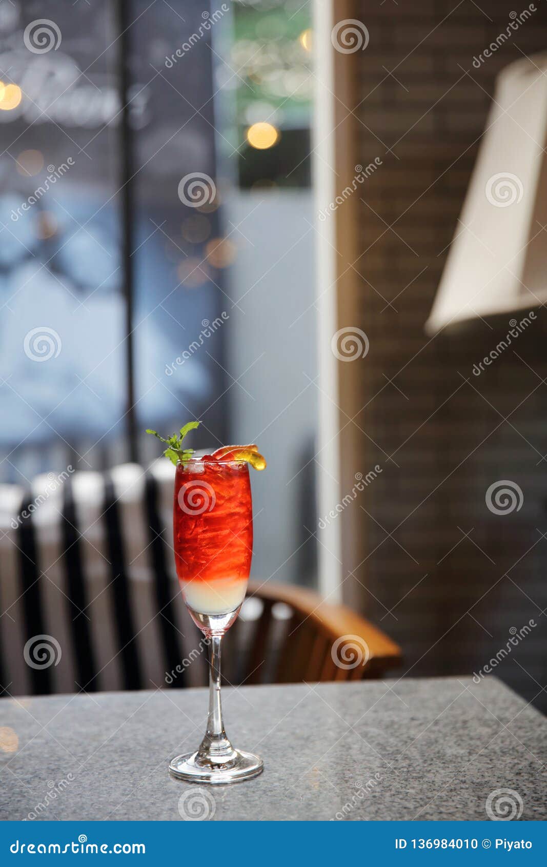 Red cocktail stock photo. Image of juice, alcoholic - 136984010