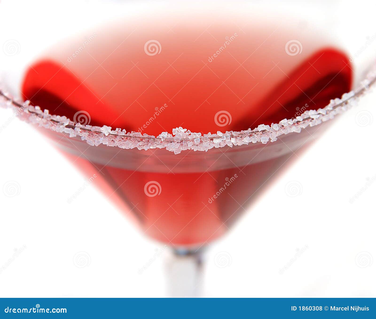 Red cocktail stock photo. Image of crystal, sugar, tropical - 1860308