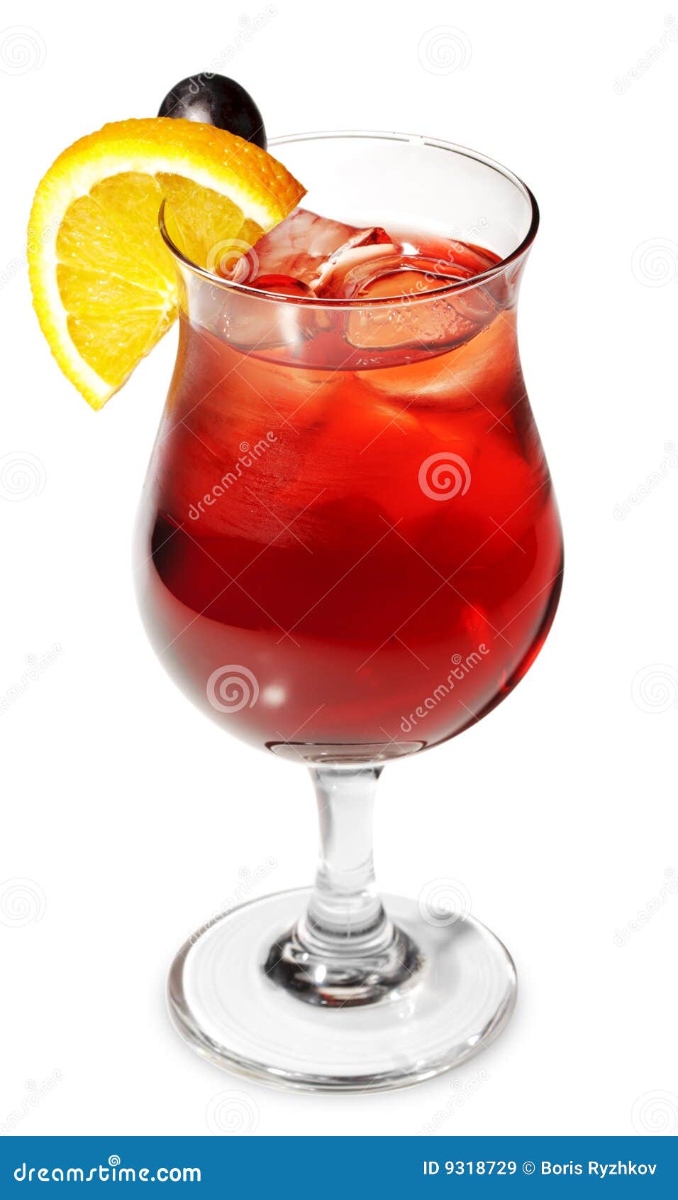 Red Cocktail stock image. Image of isolated, cocktail - 9318729