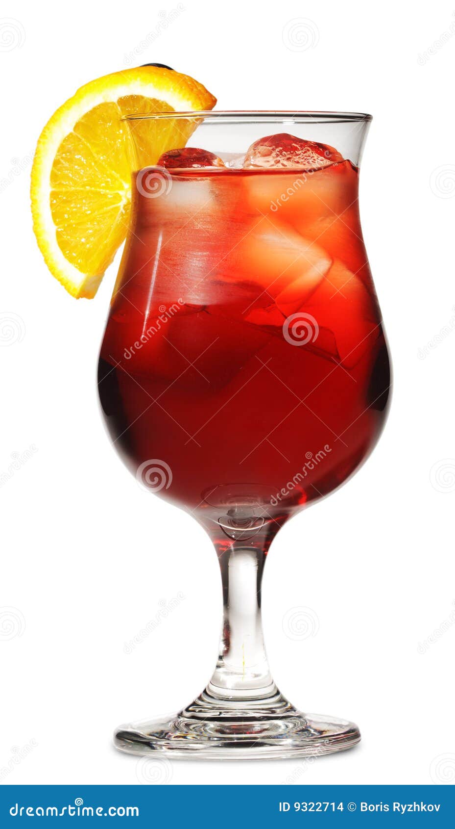 Red Cocktail stock photo. Image of thirsty, fruit, isolated - 9322714