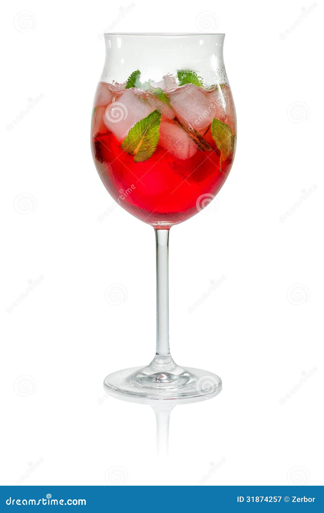 Red cocktail with campari stock image. Image of alcohol - 31874257