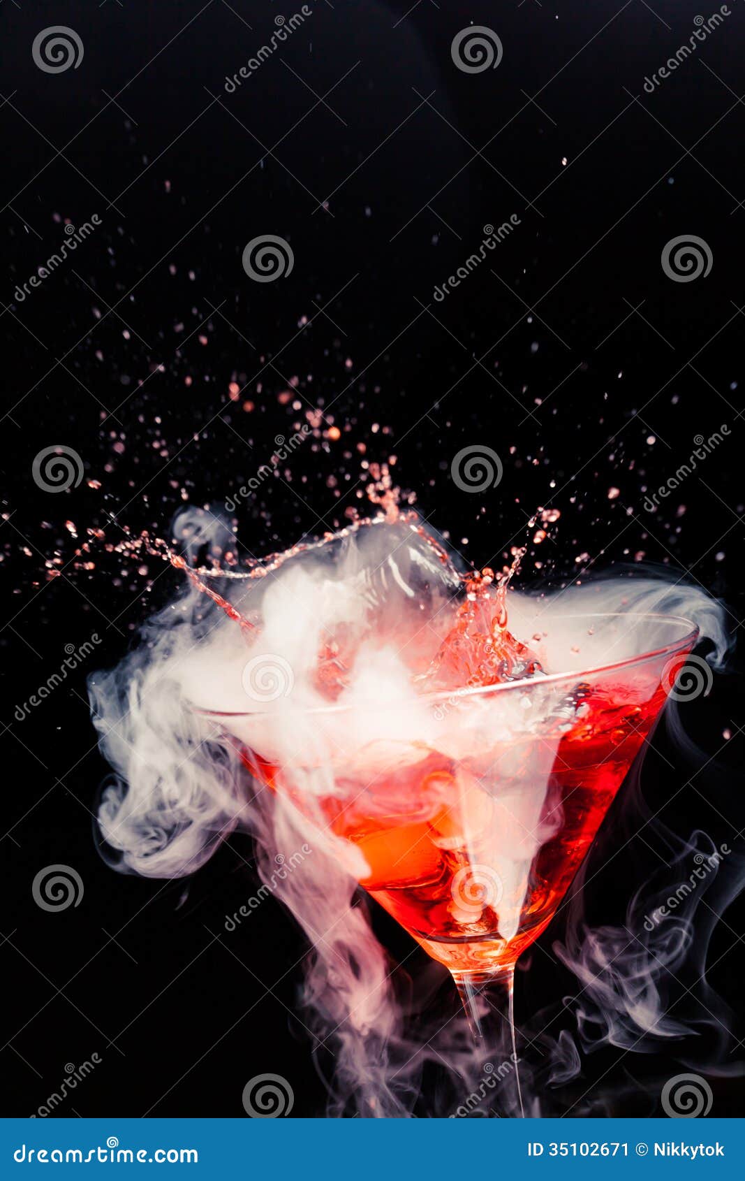 Red cocktail stock image. Image of abstract, drink, carbon - 35102671