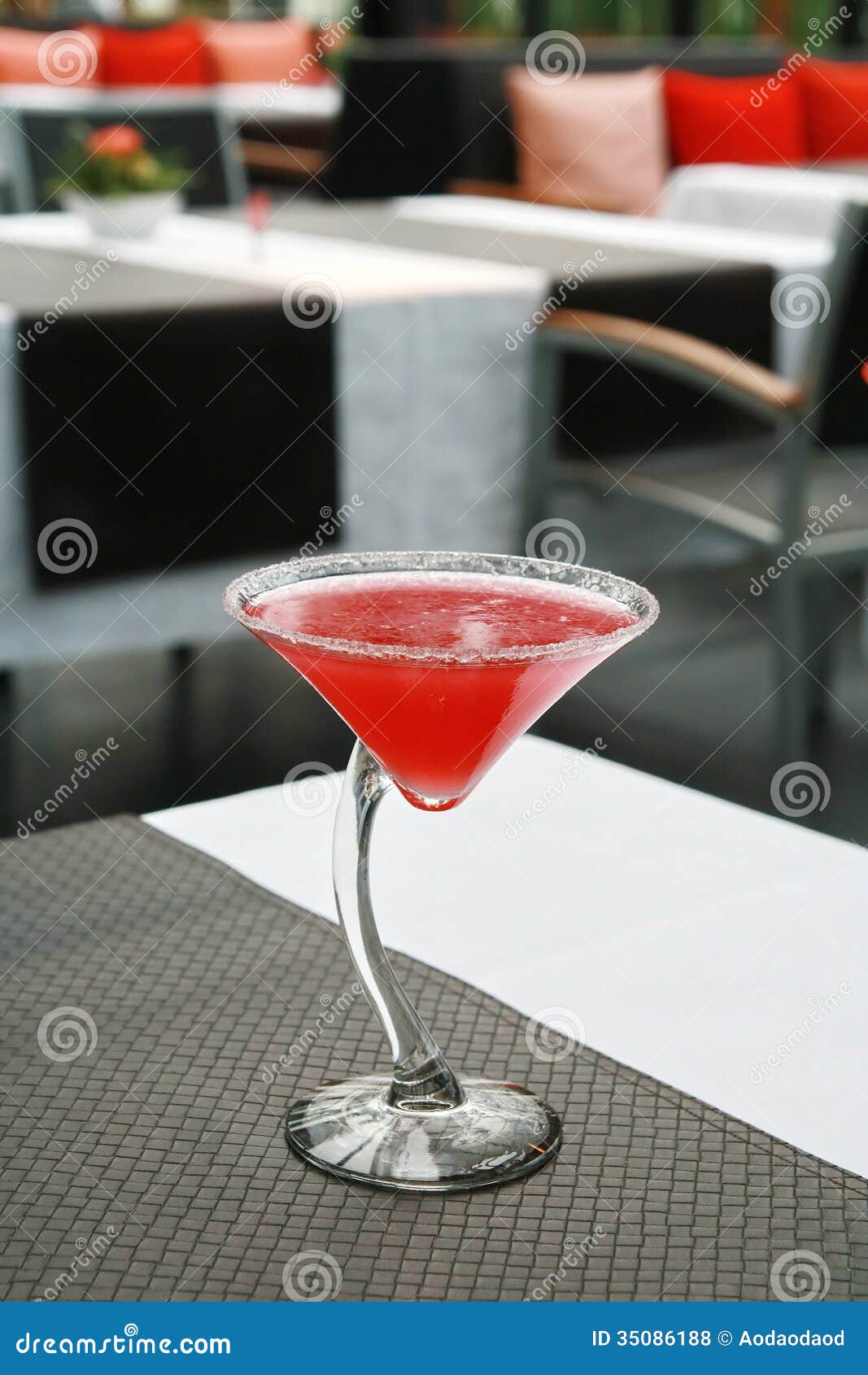 Red cocktail stock photo. Image of cherry, liquid, illumination - 35086188