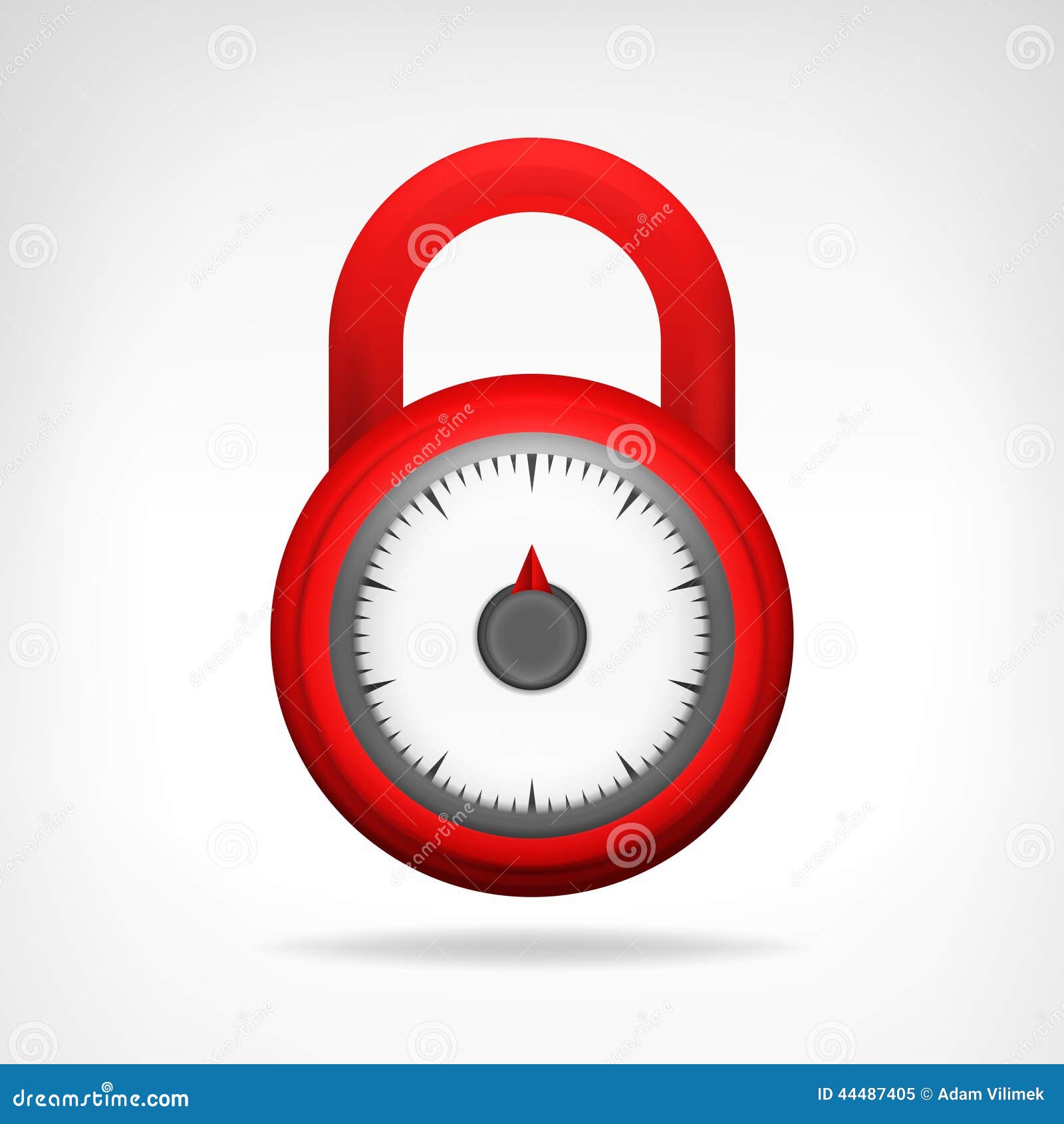 Red Code Circular Padlock Design Stock Illustrations – 2 Red Code ...