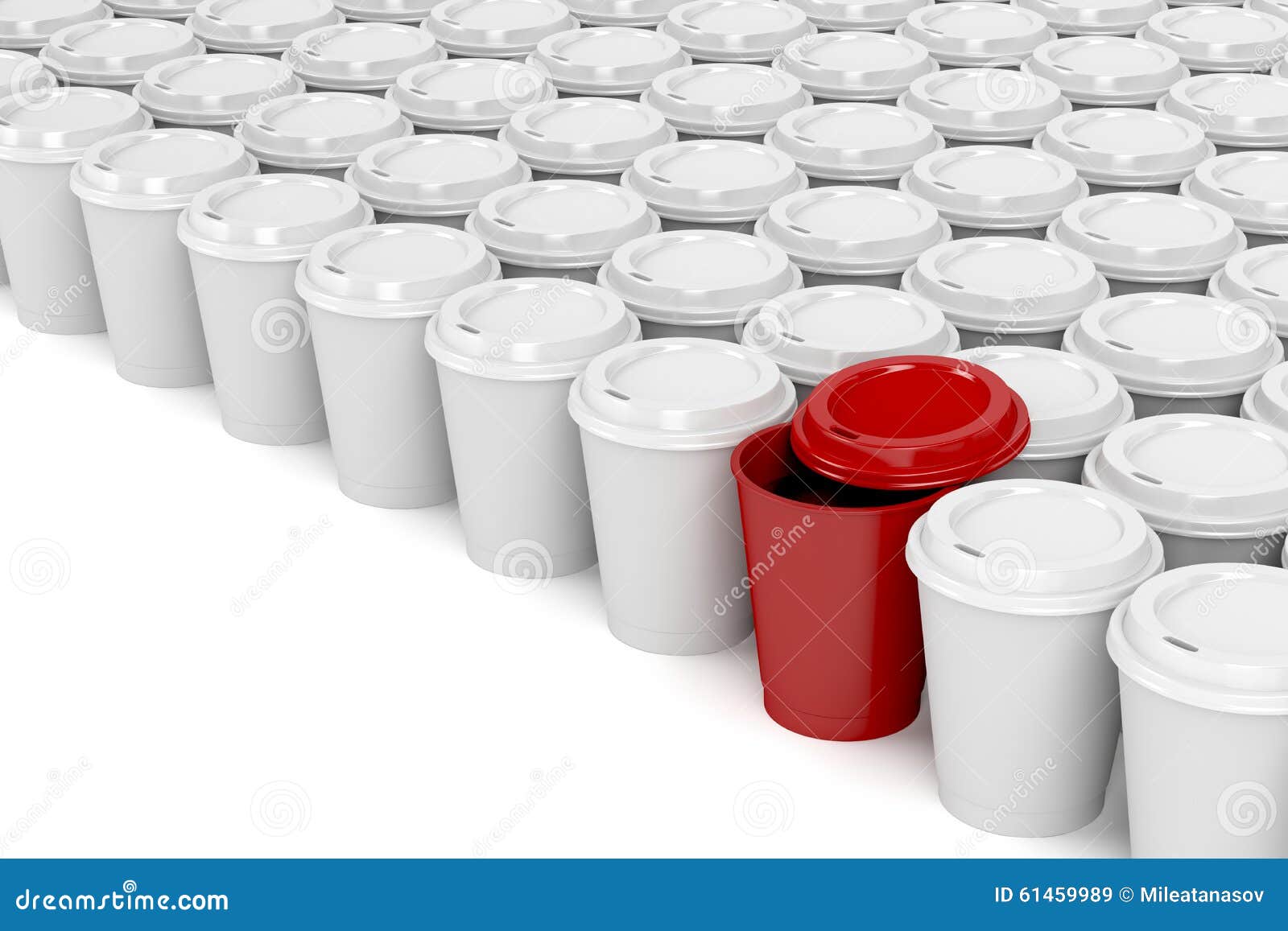Red coffee cup stock illustration. Illustration of paper - 61459989