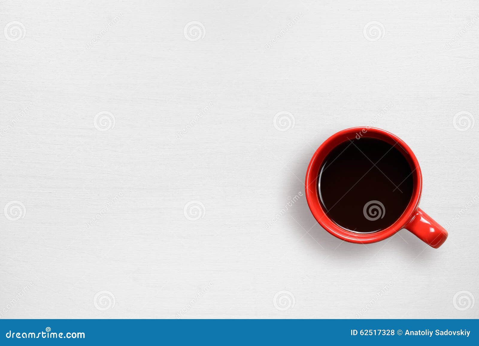 Red Coffee Cup on White Table Stock Photo - Image of template, table ...