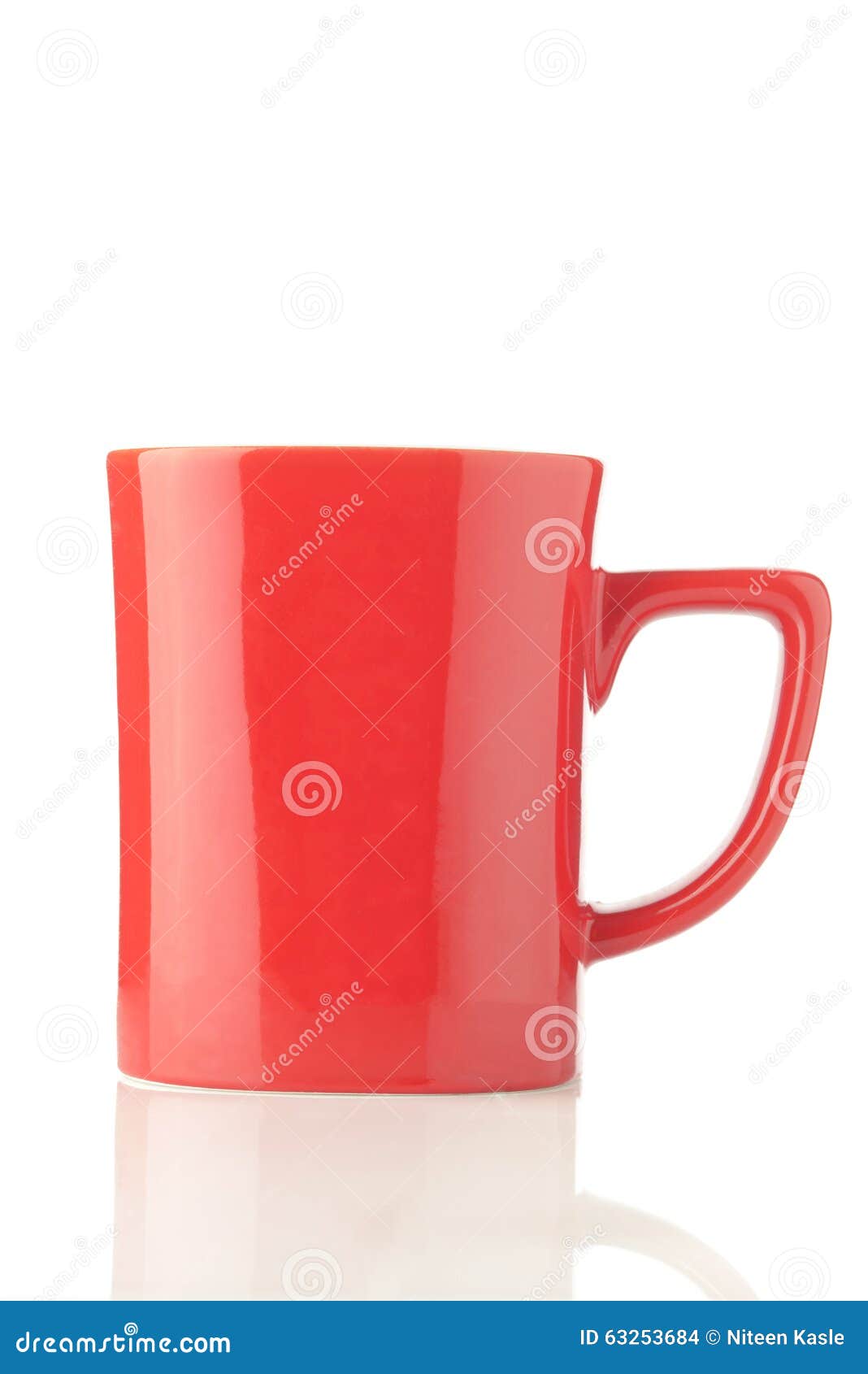 Red Coffee Mug stock photo. Image of vibrant, people - 63253684