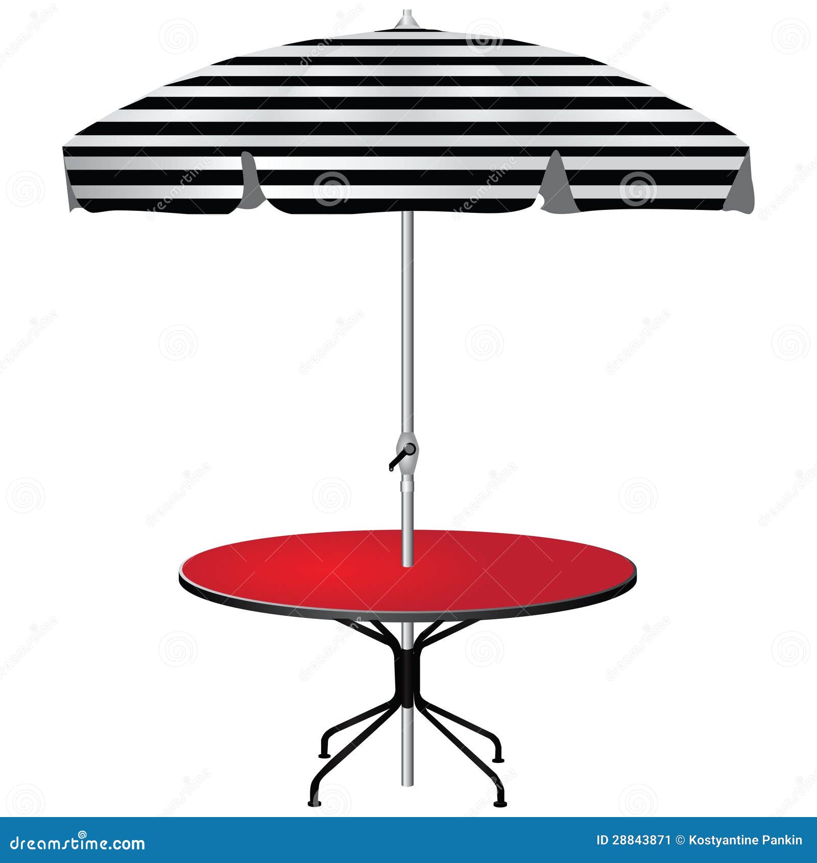 Red coffee table stock vector. Illustration of decor - 28843871