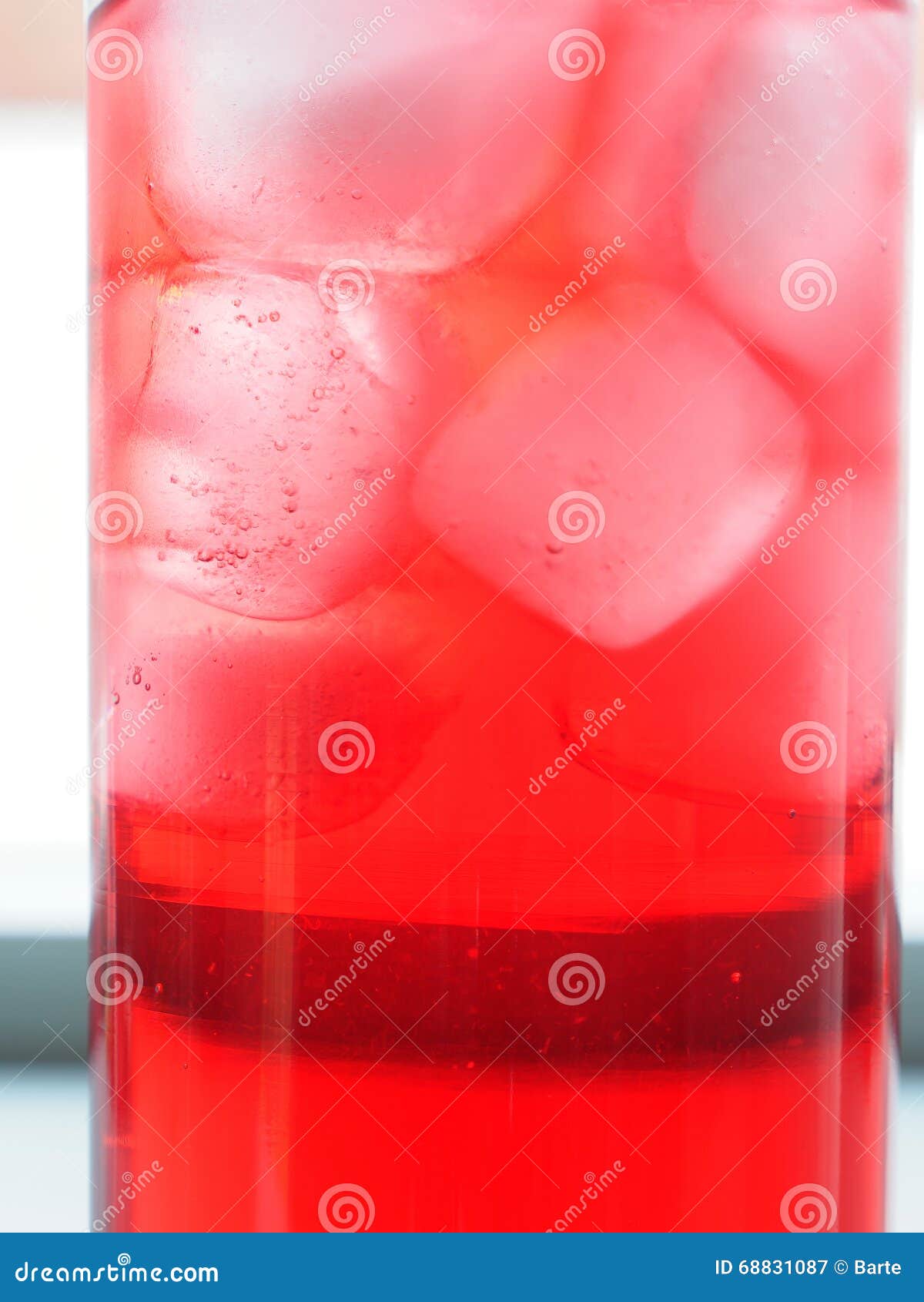 Red cold drink stock image. Image of cube, thirsty, cool - 68831087