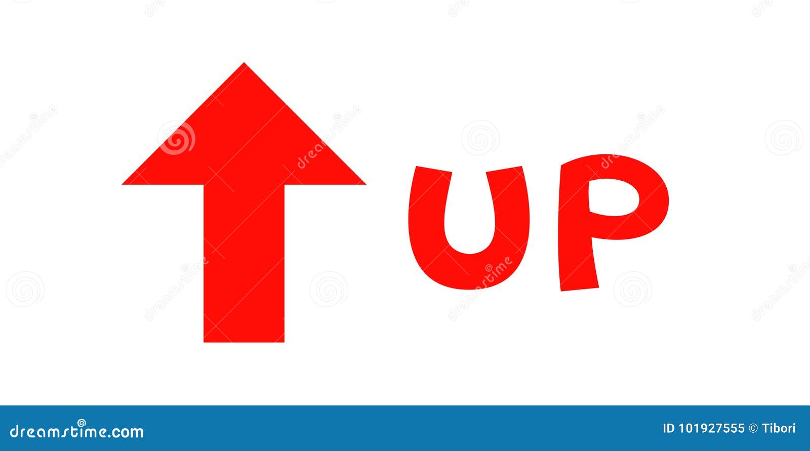 Arrow, UP stock illustration. Illustration of symbol - 101927555
