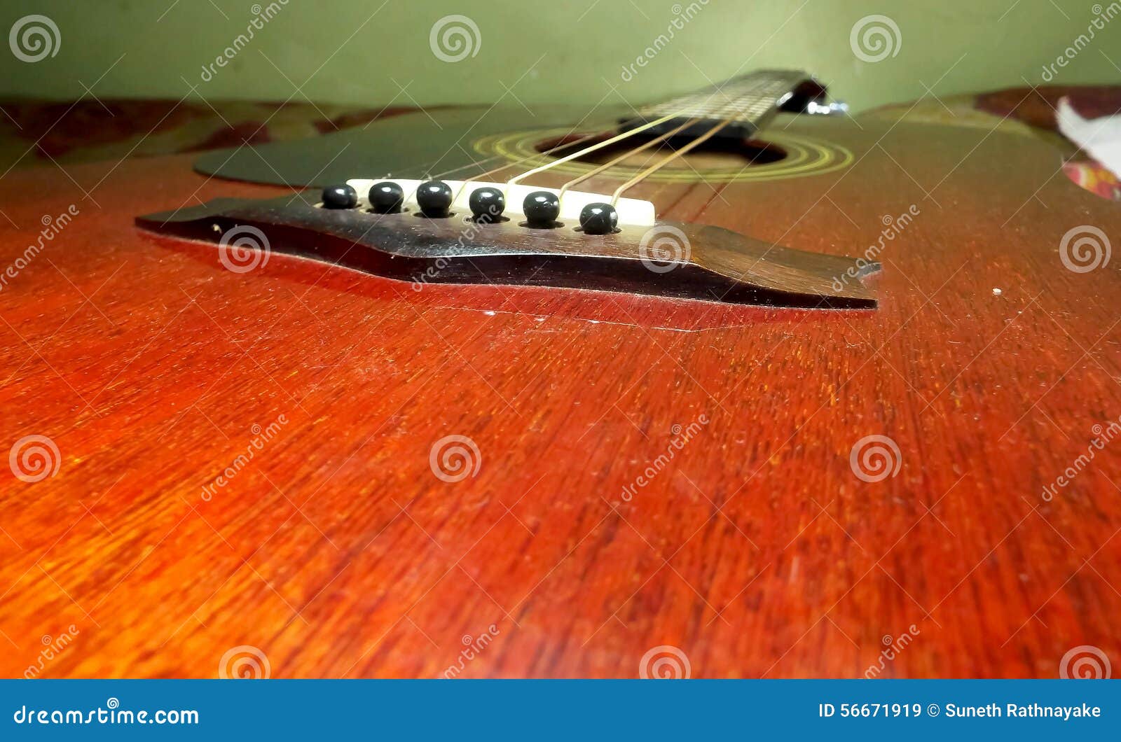 Red Color Box Guitar Strings in Closer View Stock Image - Image of ...