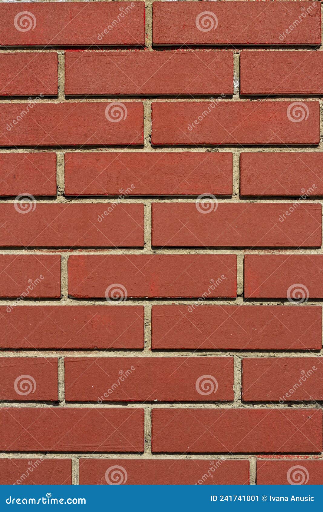Red Color Brick Wall Background Stock Image - Image of property, color ...
