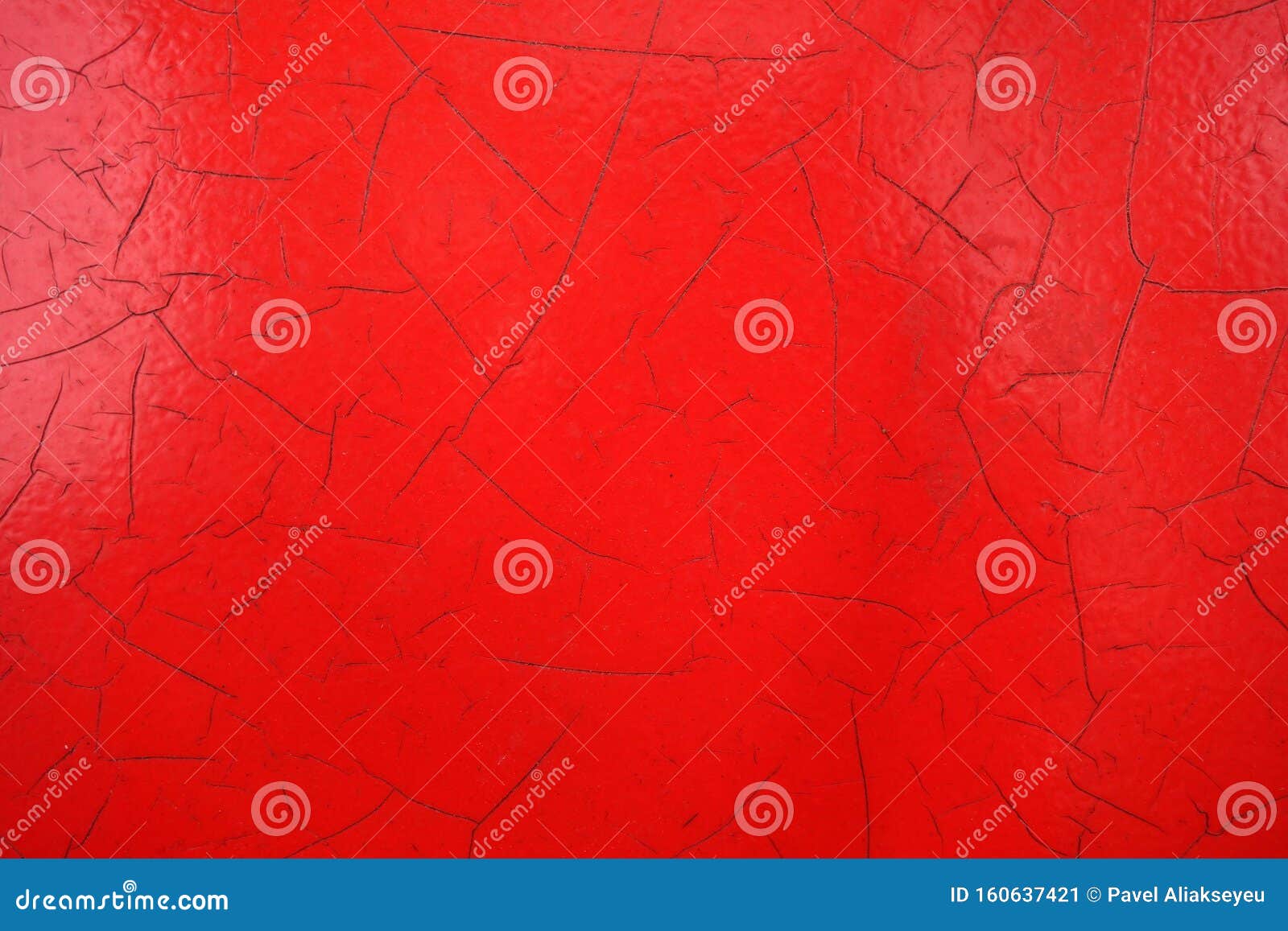 Red Color Cracked Paint Texture Stock Image - Image of pattern, detail ...