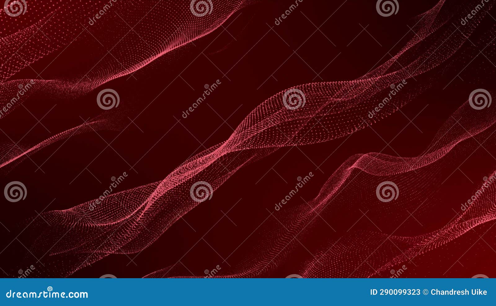 Red Color Digital Diagonal Strip Particle Wave in Cyberspace Abstract ...