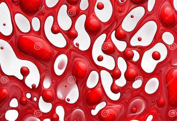 Red Color Drop Paint Abstract Background Stock Illustration ...