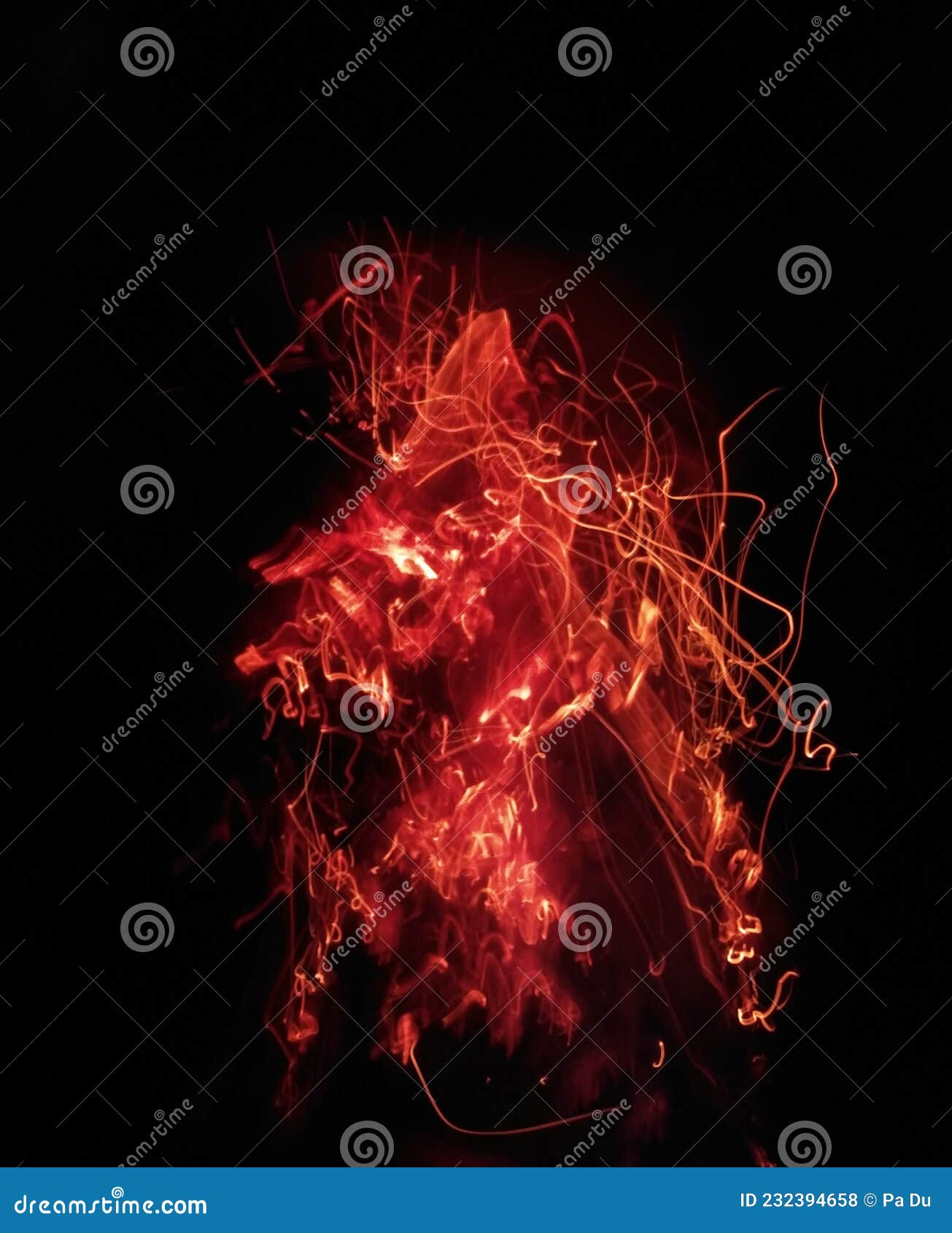 Red Color Fire Light Splash. Stock Photo - Image of orange, campfire ...