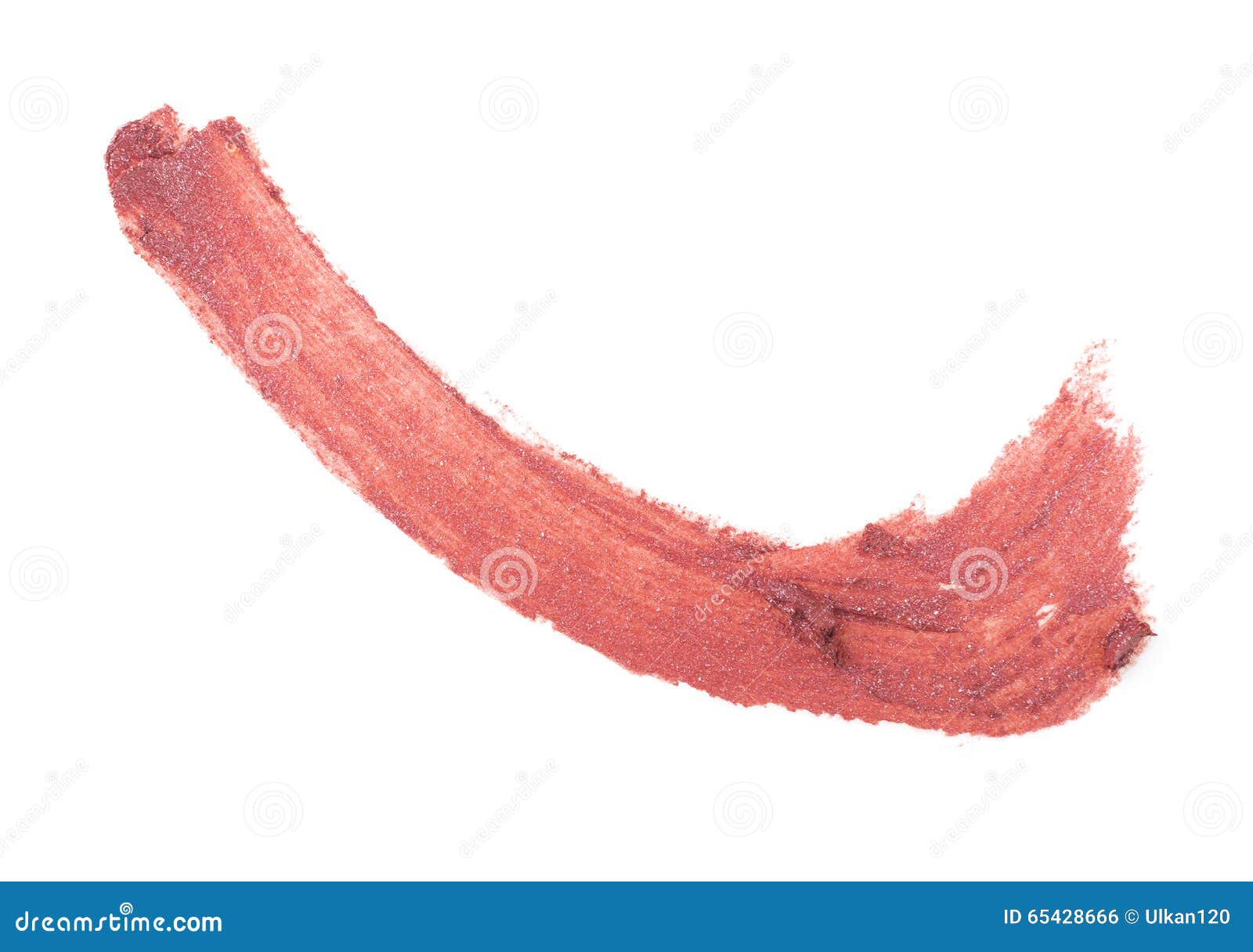 Red color lipstick stroke. stock photo. Image of face - 65428666