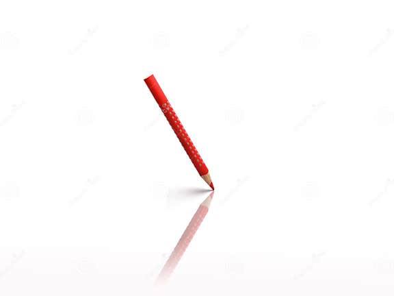 Red color pencil stock photo. Image of color, draw, sketch - 23306104
