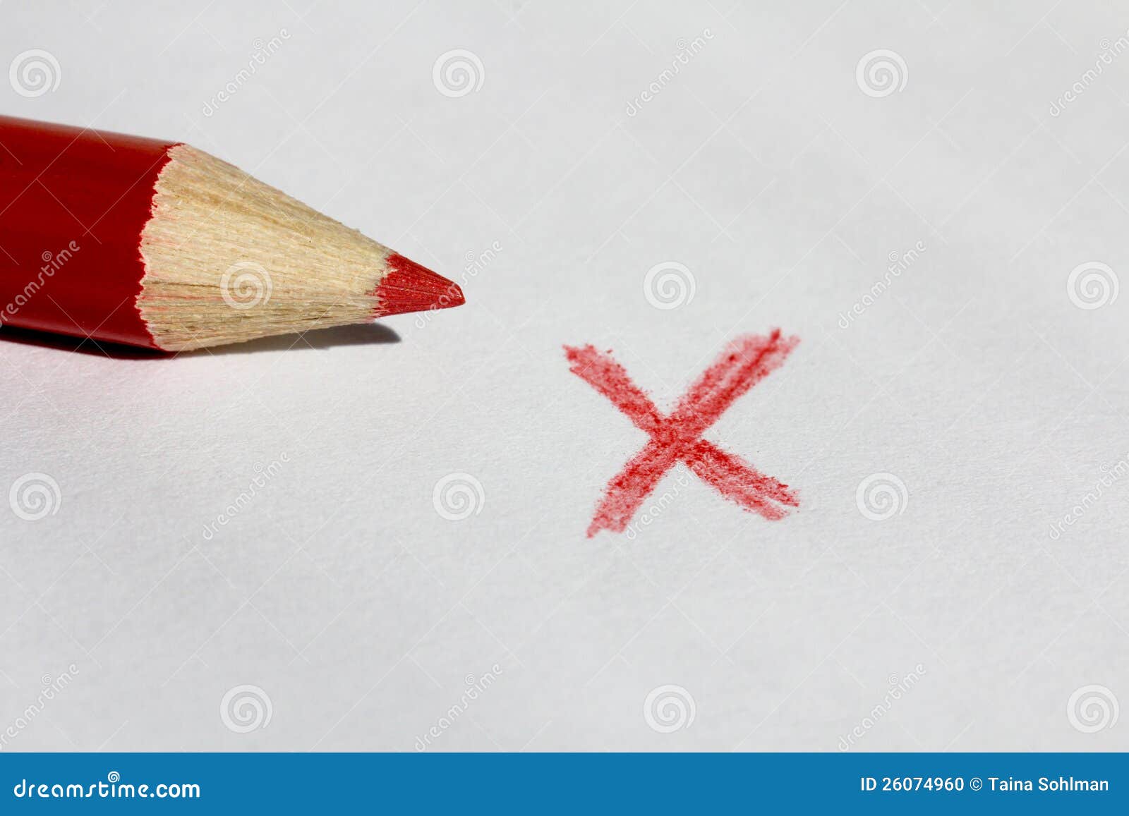 Failed Mark Royalty-Free Stock Photography | CartoonDealer.com #3526151