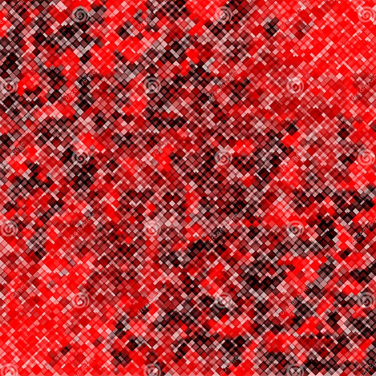 Red Color Pixel Background. Vector Red Background. Stock Vector ...