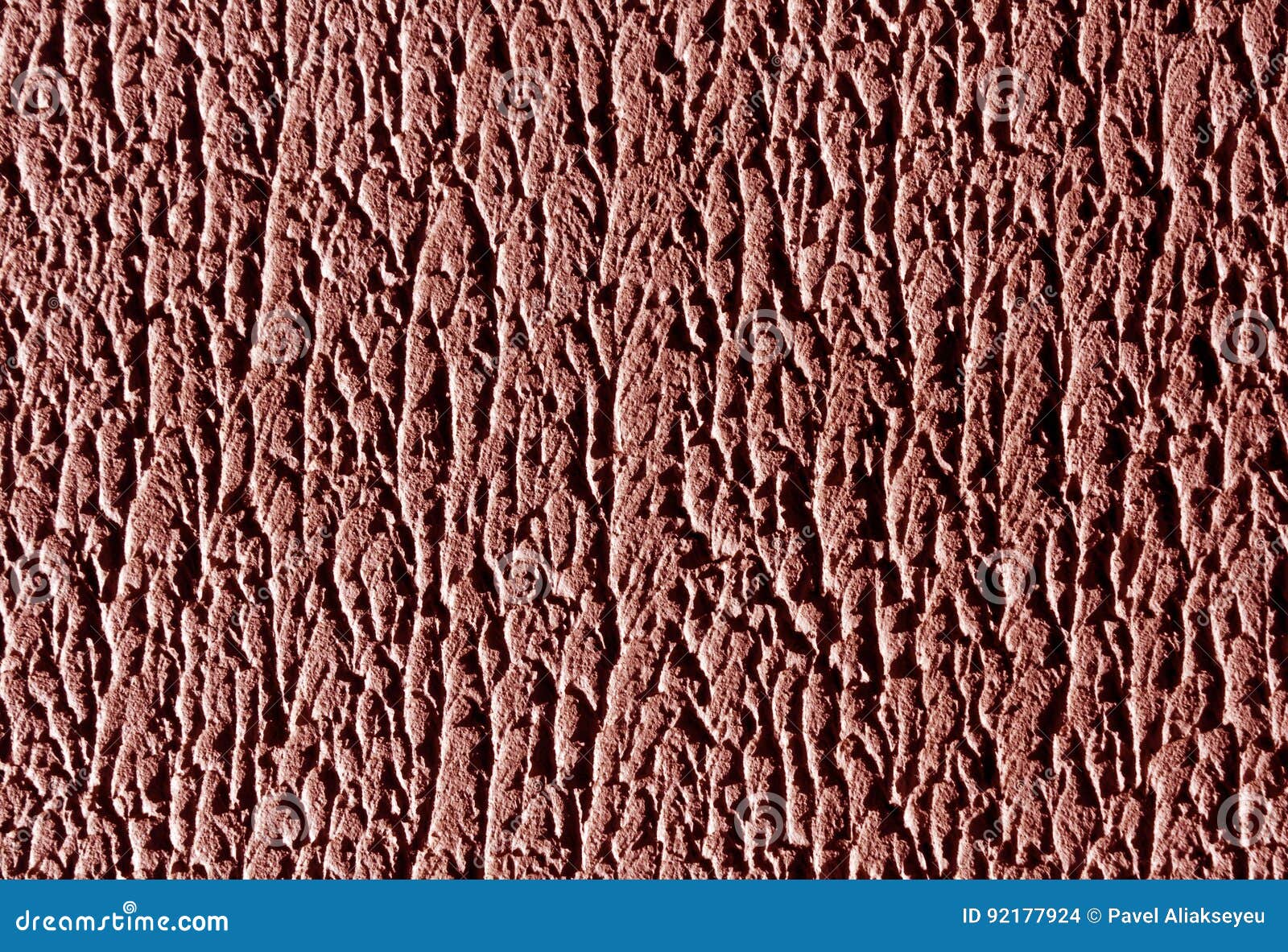 Red Color Plaster Wall Pattern Stock Photo - Image of antique, floor ...