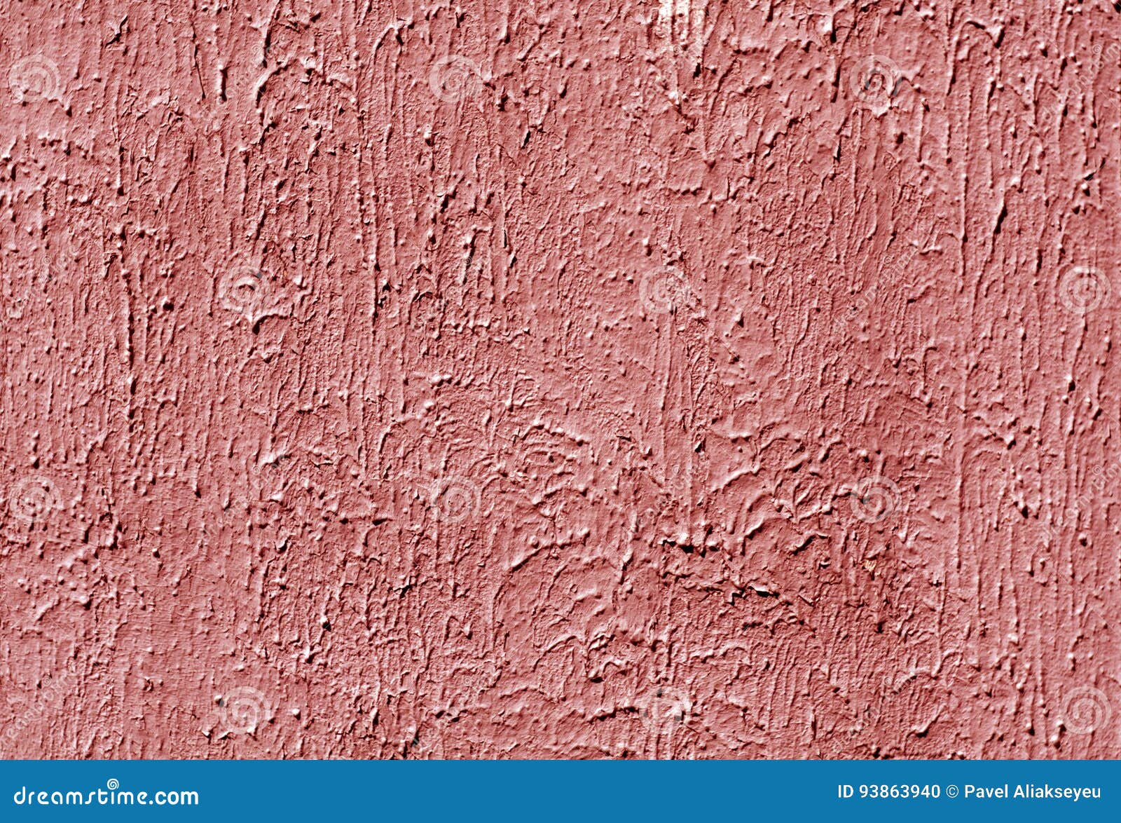 Red Color Plaster Wall Pattern. Stock Photo - Image of aged, grunge ...