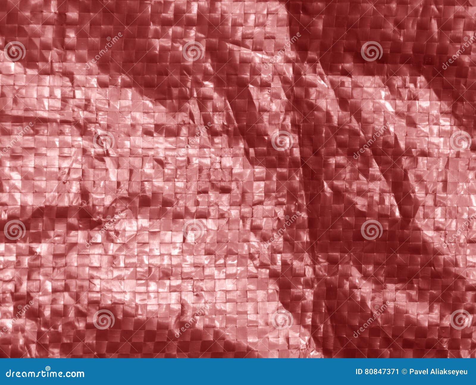 Red Color Plastic Bag Surface with Blur Effect. Stock Image - Image of ...