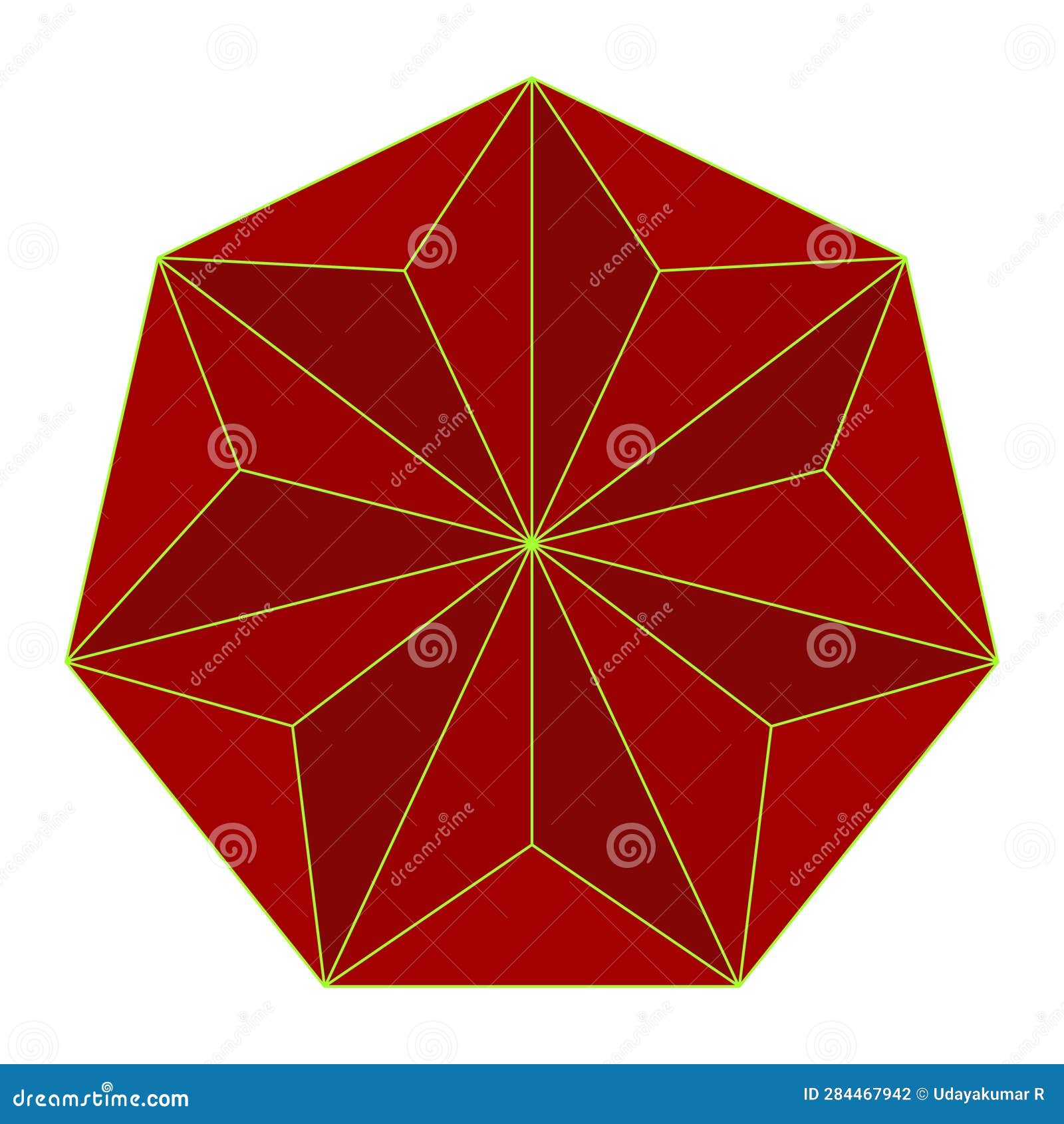 Red Color. Sacred Geometry Vector Design Elements Stock Vector ...