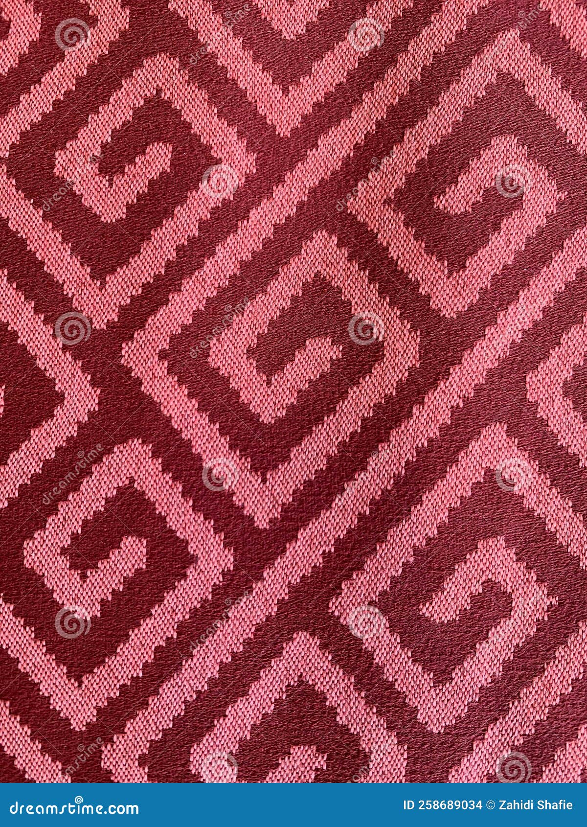 Red Color of Shape Pattern on Carpet Stock Photo - Image of design ...
