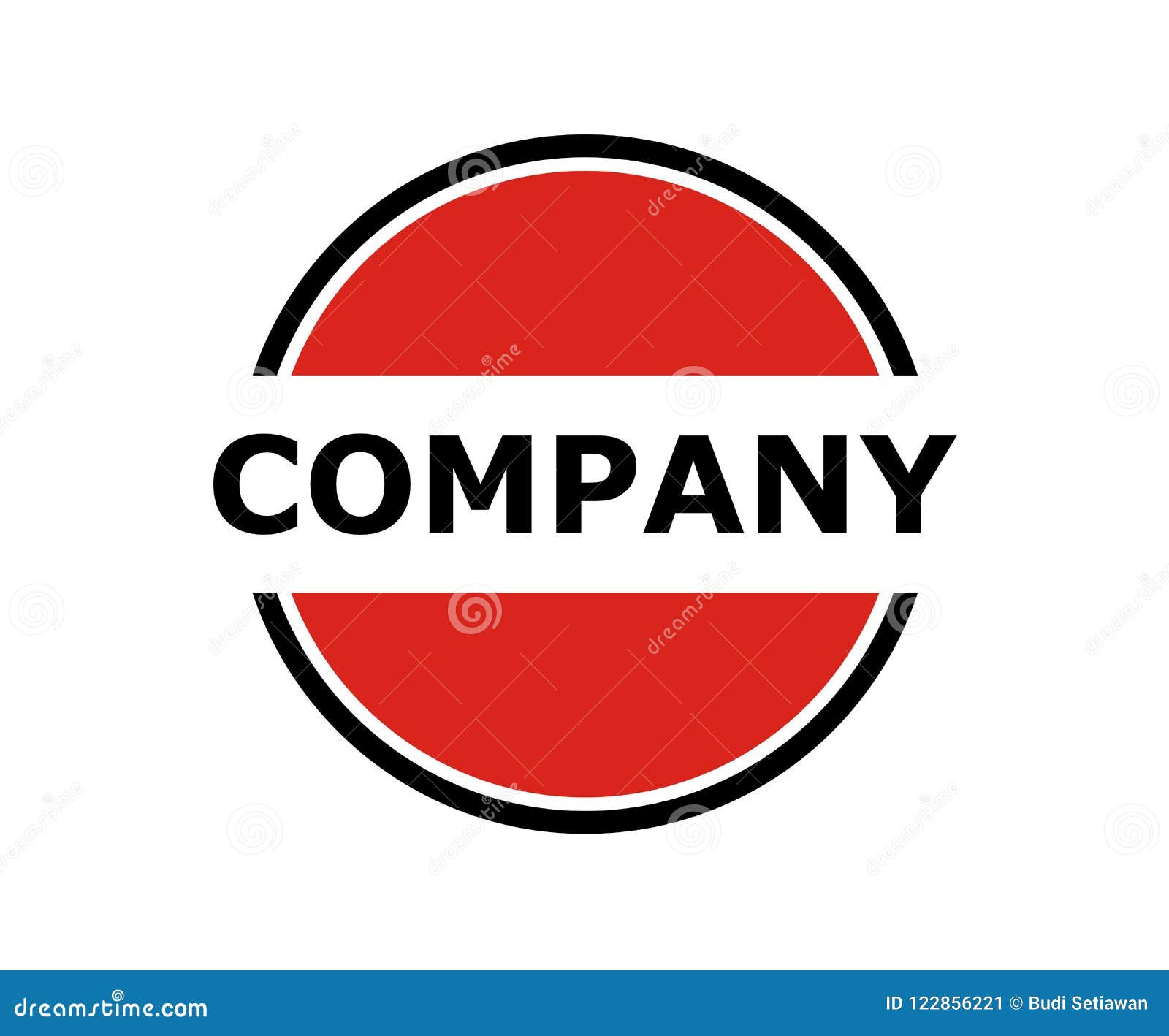 Simple circle 1 stock vector. Illustration of modern - 122856221