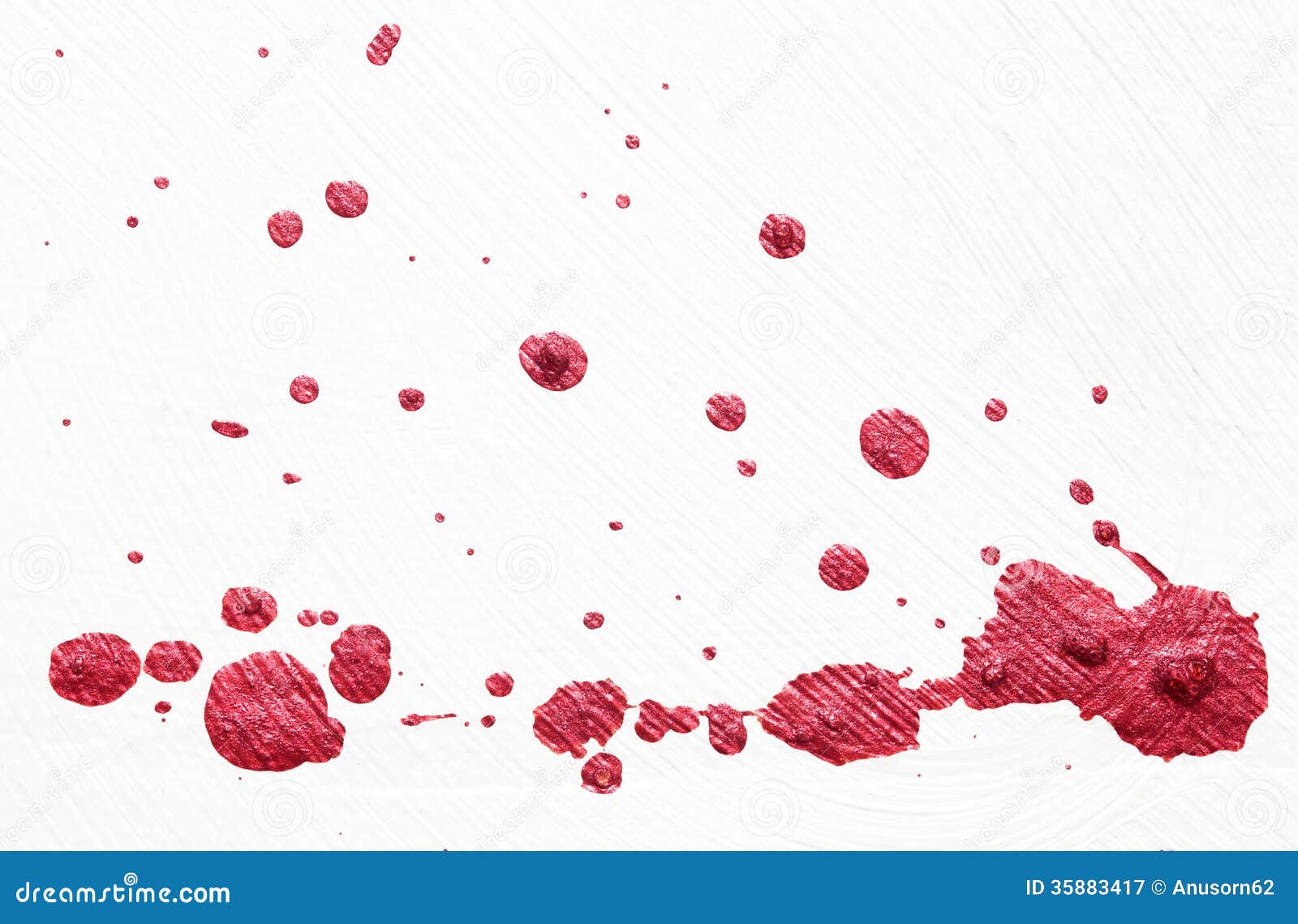 Red Color Splatter on White Stock Image - Image of paint, spray: 35883417
