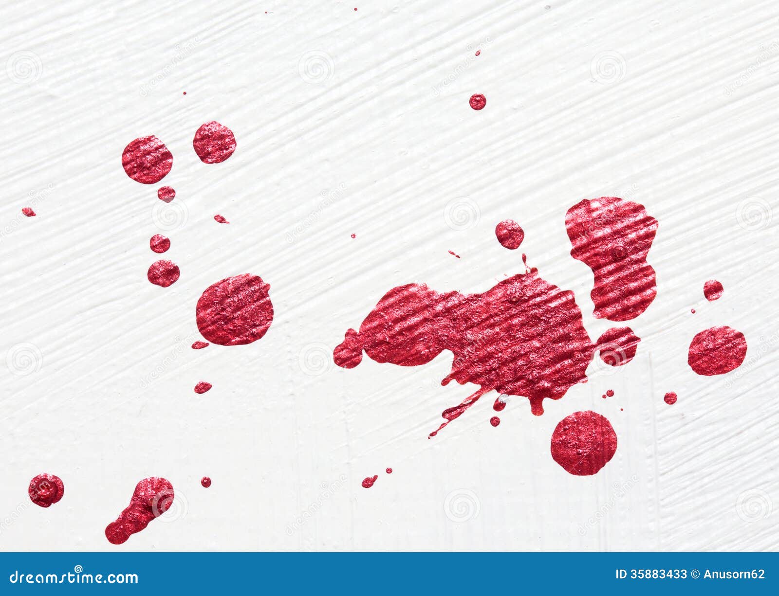 Red Color Splatter on White Stock Image - Image of paint, modern: 35883433