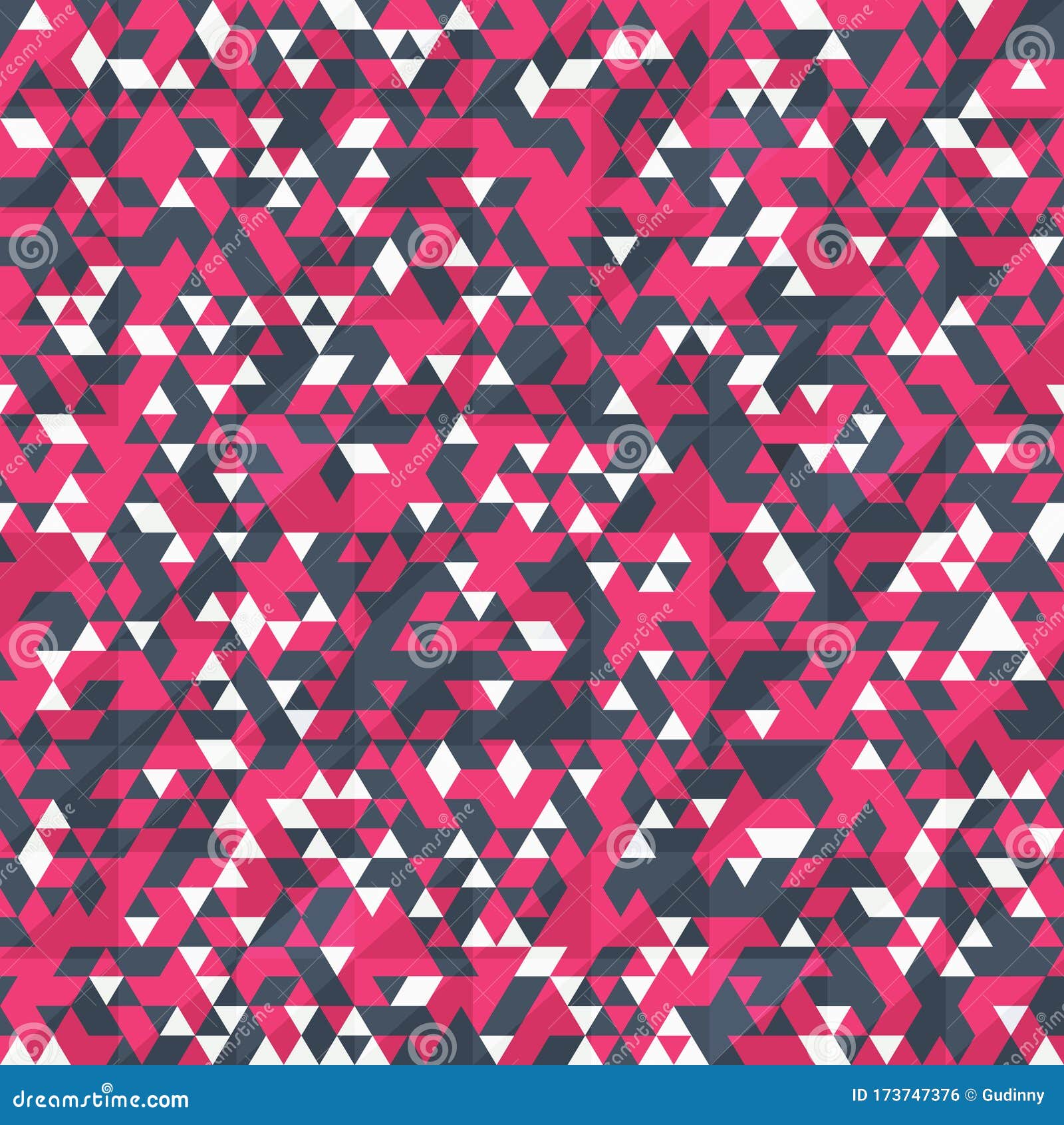 Red color triangle pattern stock vector. Illustration of artwork ...