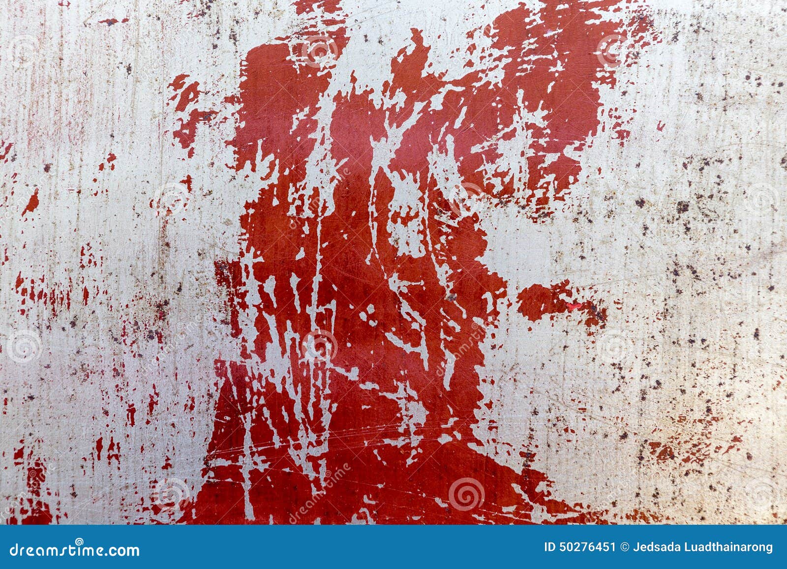 Red Color Wall Scratched Paint Stock Image - Image of dirty, scratch ...