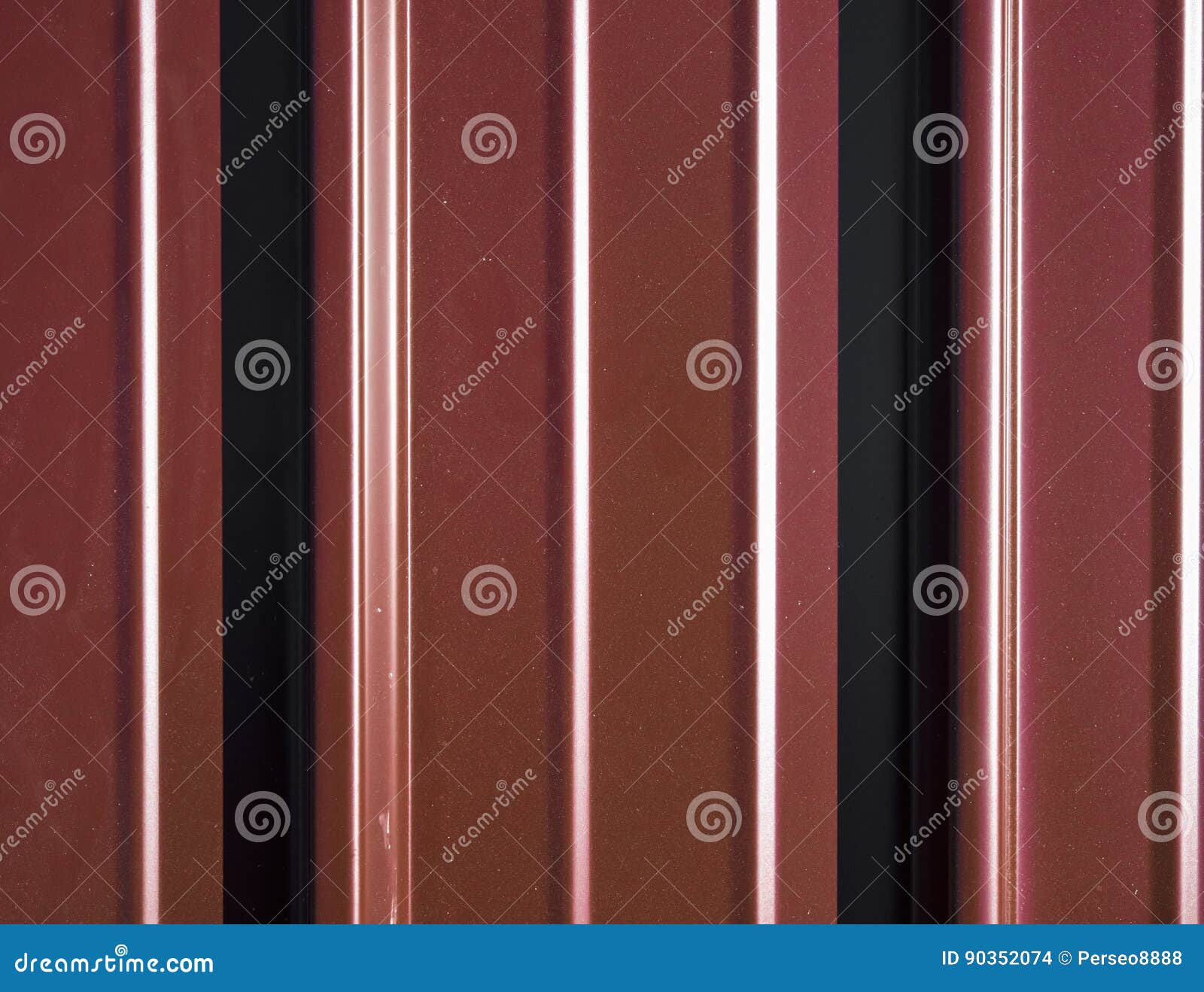 The Red Color Zinc Background in Frame Position Stock Photo - Image of ...