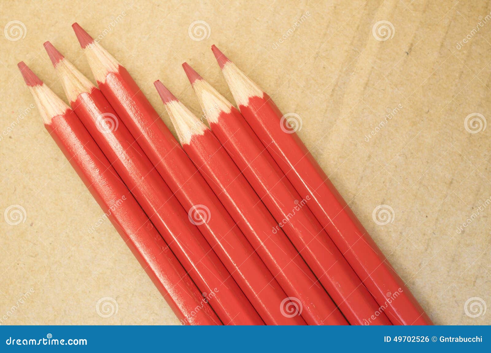 Red colored crayons stock photo. Image of background - 49702526