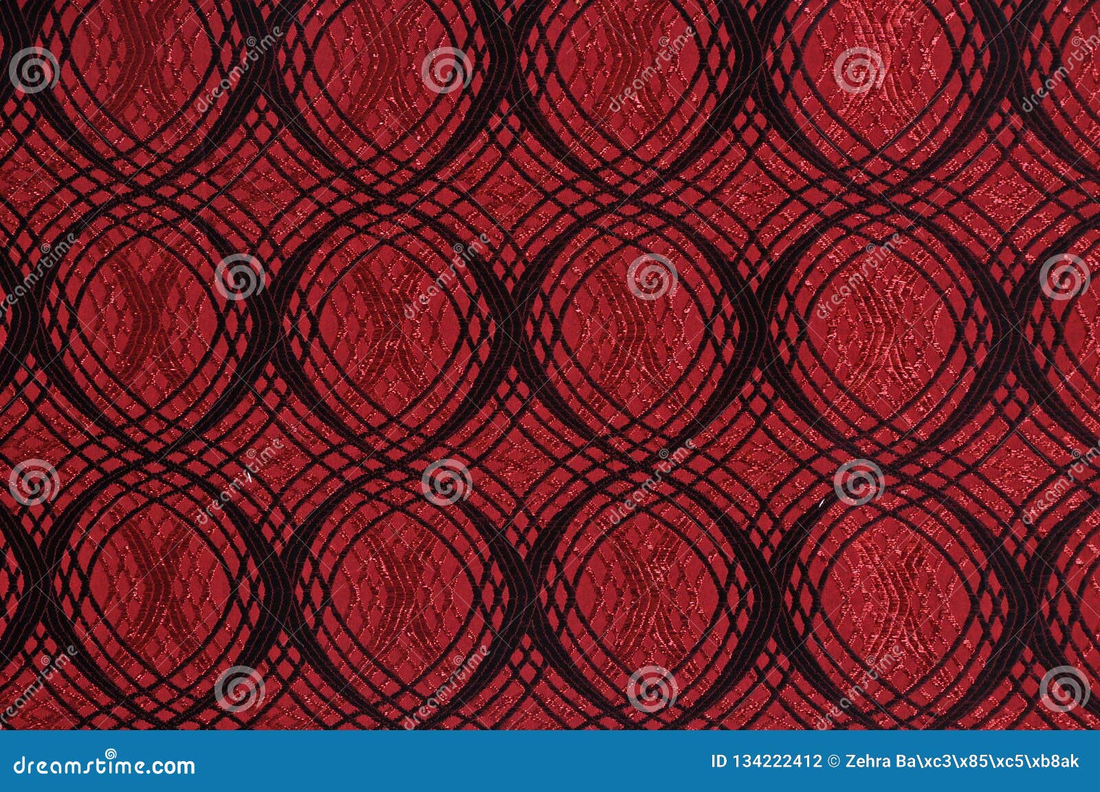Red Colored Patterned Fabric Texture Stock Photo - Image of hessian ...
